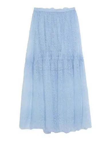 Ermanno Scervino Maxi Flared Skirt - Blue