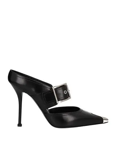 Alexander McQueen Mules & Clogs Leather - Black