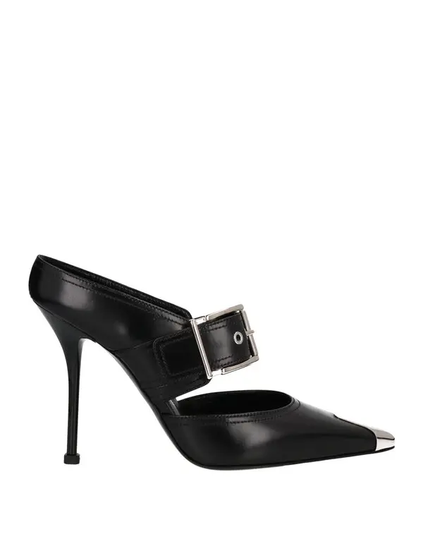 Alexander McQueen Mules & Clogs Leather - Black