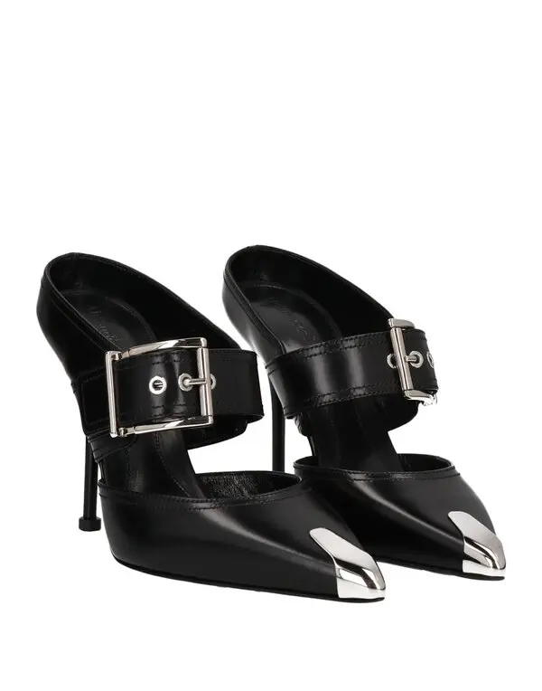 Alexander McQueen Mules & Clogs Leather - Black