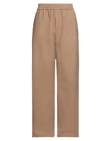 OFF-WHITE™ Regular Fit Wide Leg Pants - Beige