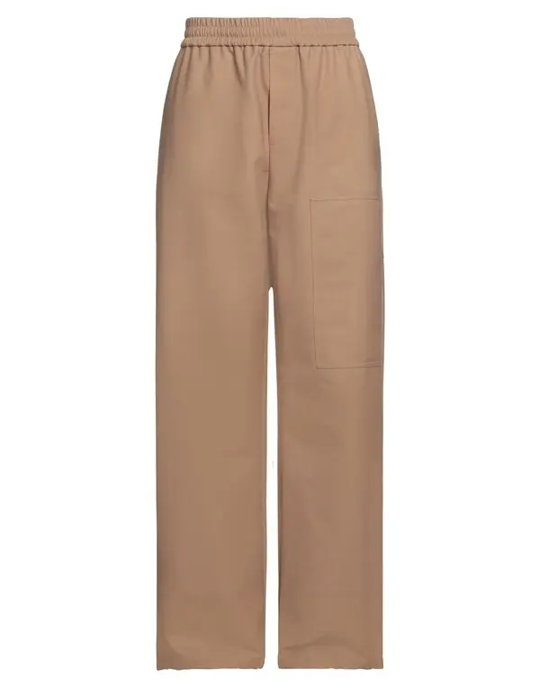OFF-WHITE™ Regular Fit Wide Leg Pants - Beige