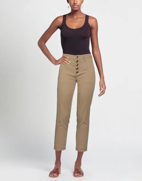 DONDUP Tapered Lyocell Blend Pants - Beige