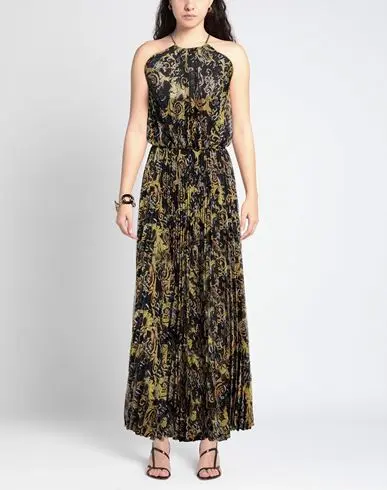 Versace Maxi Halterneck Dress - Black