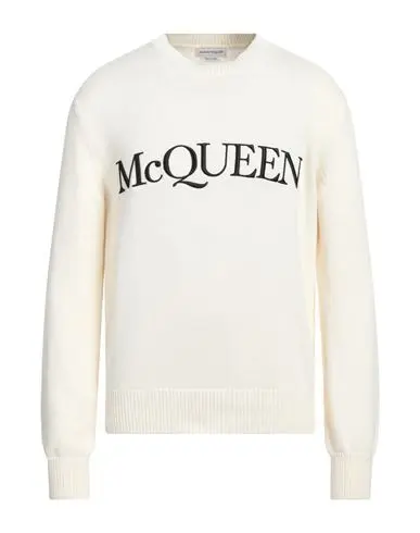 Alexander McQueen Cotton Viscose Polyester Sweater - White