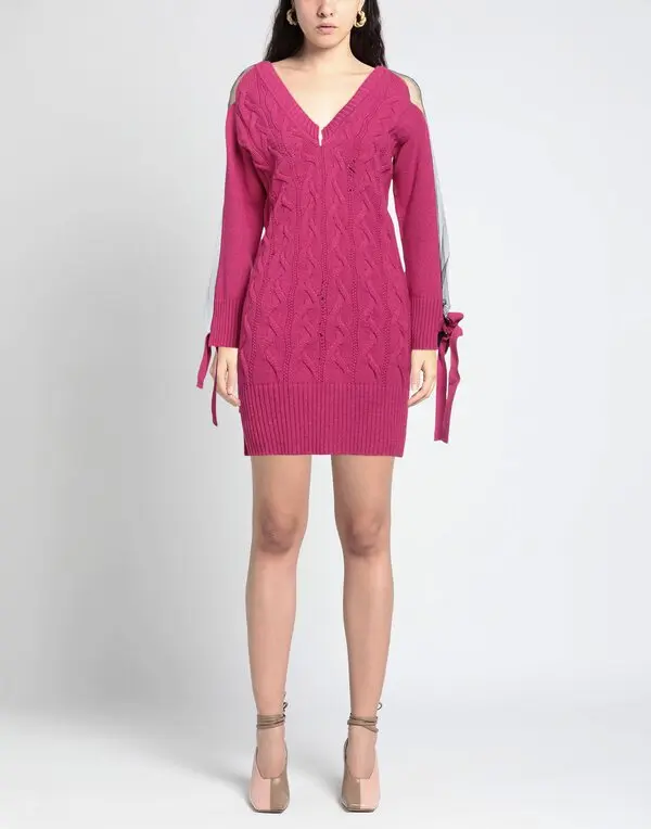 FRANKIE MORELLO Knitted Bodycon Mini Dress