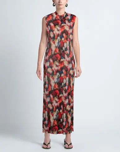 FRANKIE MORELLO Multicolor Pleated Maxi Dress