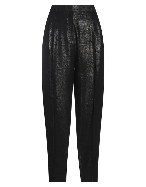 Elisabetta Franchi Tapered High-waisted Pants - Black