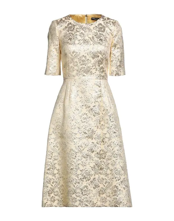 Dolce & Gabbana Brocade Flared Midi Dress
