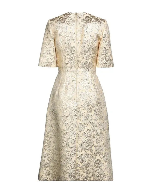Dolce & Gabbana Brocade Flared Midi Dress