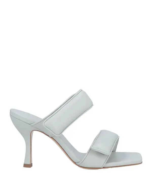 GIA BORGHINI Nappa Leather Sandals - Grey