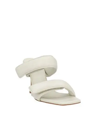 GIA BORGHINI Nappa Leather Sandals - White