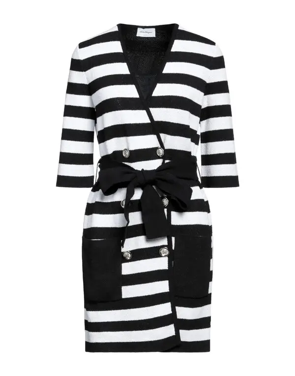 FERRAGAMO Striped Knitted Cardigan