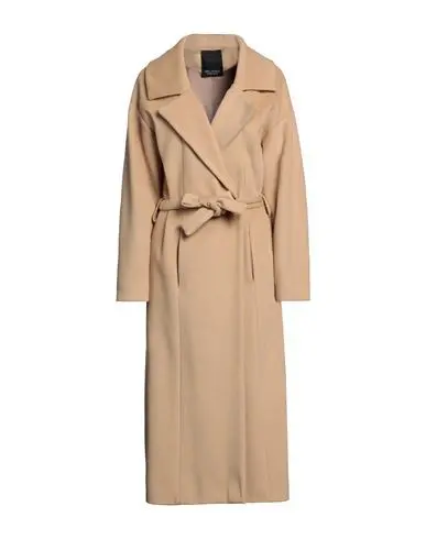 YES LONDON Belted Long Coat - Beige