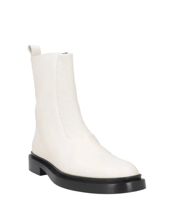 JIL SANDER Ankle Chelsea Boots - Off White