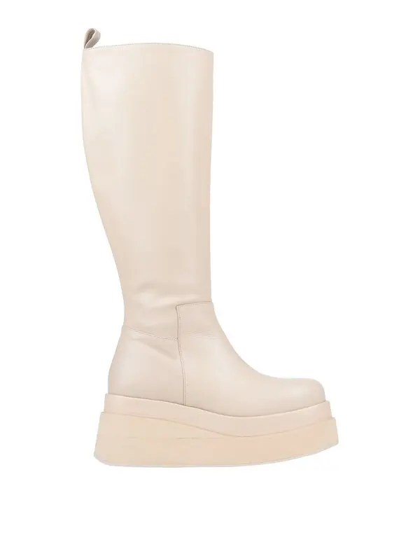 PALOMA BARCELO Soft Leather Boots - Beige
