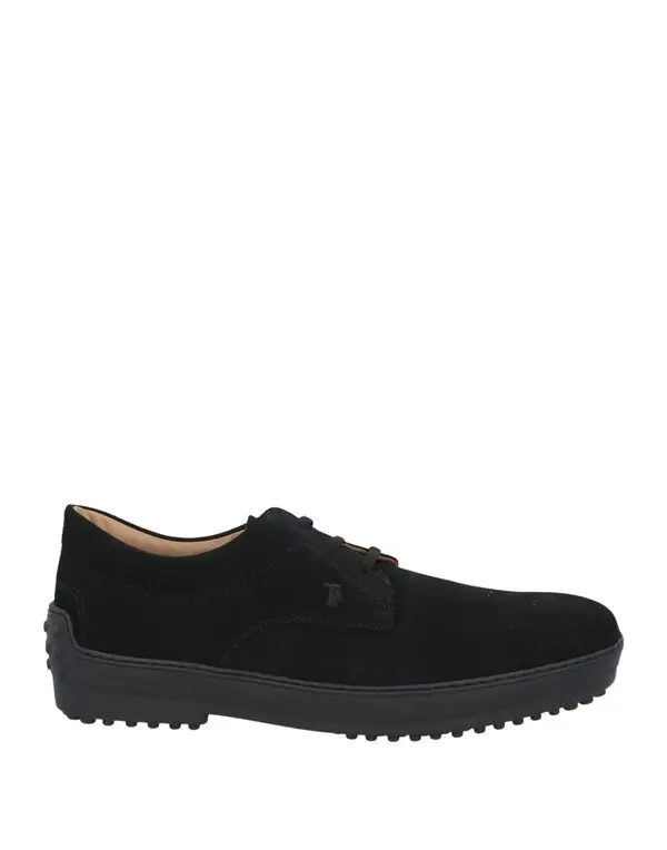 TOD'S Lace-up Leather Shoes - Black