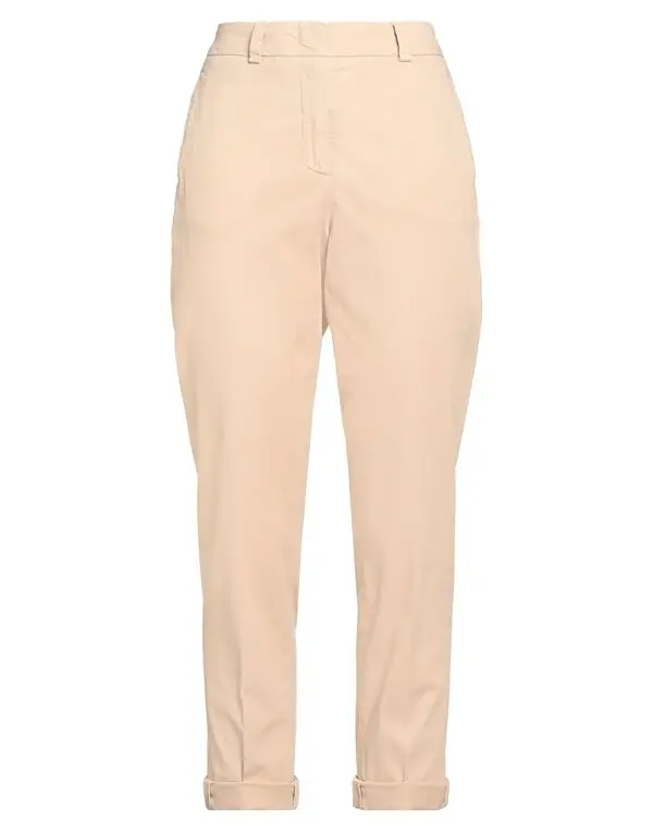 Peserico Tapered Twill Pants - Beige