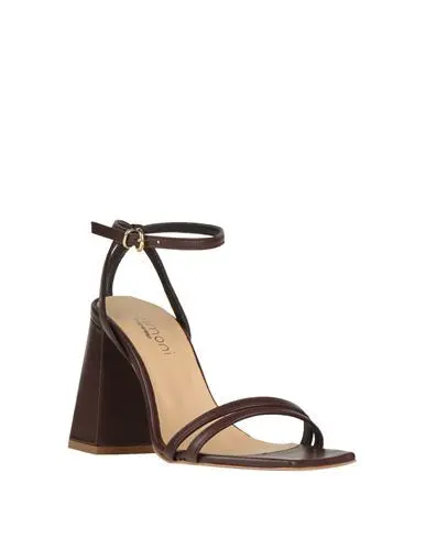 Momoni Ankle Strap Sandals - Brown