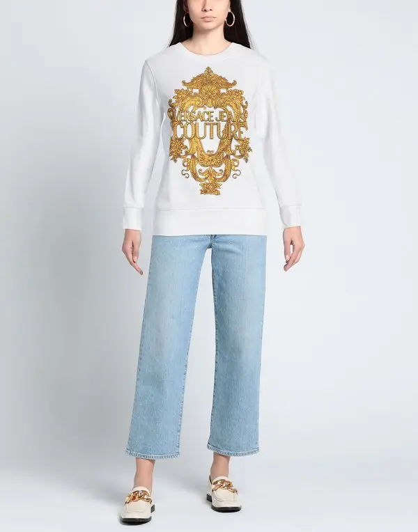 Versace French Terry Sweatshirt - White