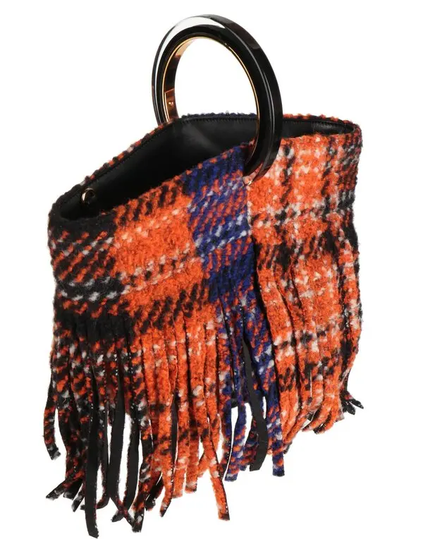 Marni Bouclé Tote With Fringes