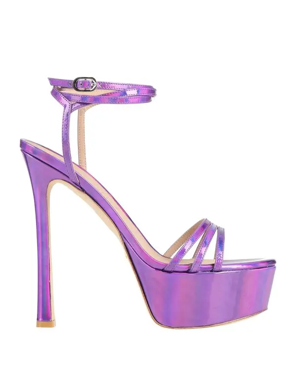 STUART WEITZMAN Ankle Strap Sandal - Purple