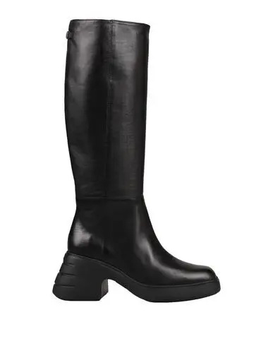 Hogan Leather Boots With Logo