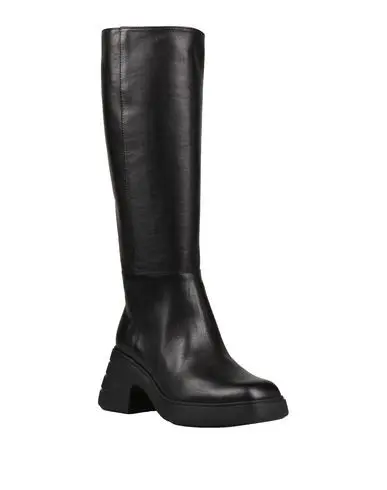 Hogan Leather Boots With Logo