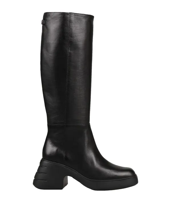 Hogan Leather Boots With Logo