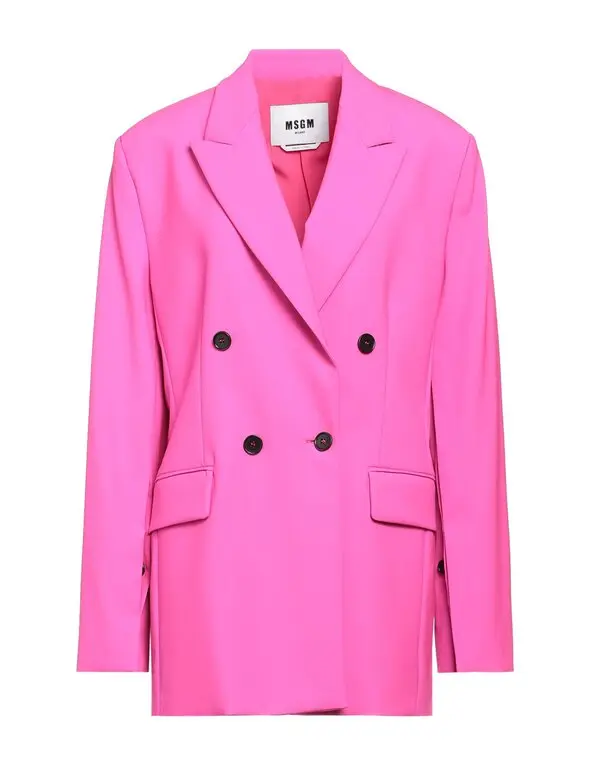 MSGM Blazer Size Virgin Wool, Elastane