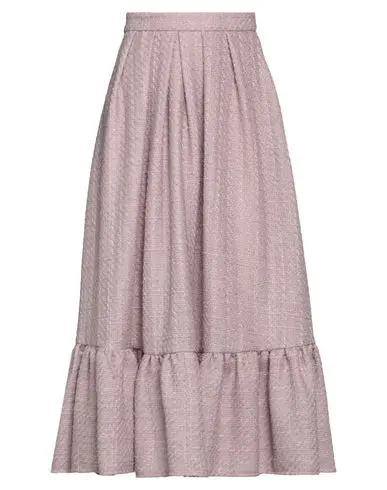 Elisabetta Franchi Midi Pleated Tweed Skirt