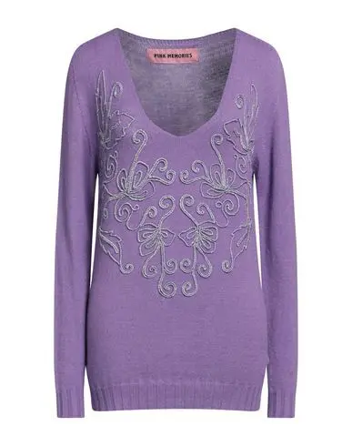PINK MEMORIES Knit Sweater With Appliqués