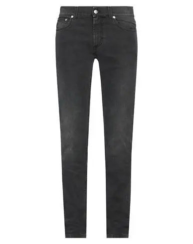 Alexander McQueen Skinny Jeans In Wash Denim - Black