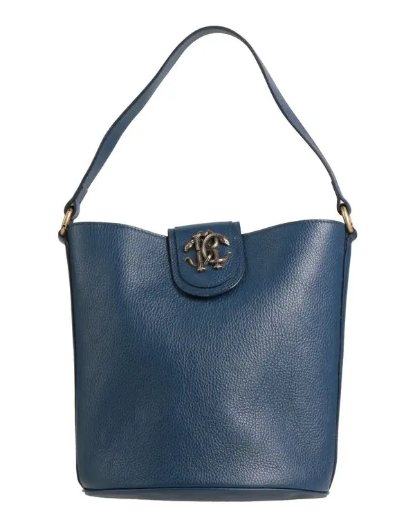Roberto Cavalli Leather Bucket Bag - Slate Blue
