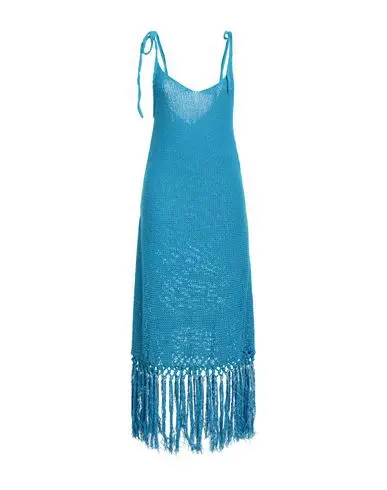 Alanui Knitted Maxi Dress With Fringe