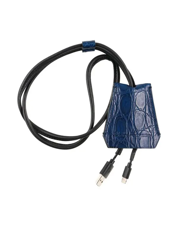 FERRAGAMO Hi-tech Accessory Leather - Blue