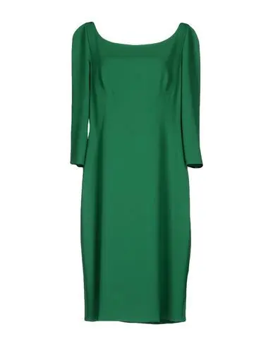 green emerald velvet dress Dolce and Gabbana Emerald Draped Jersey Dress