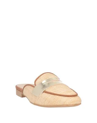 BALDININI Raffia And Leather Mules