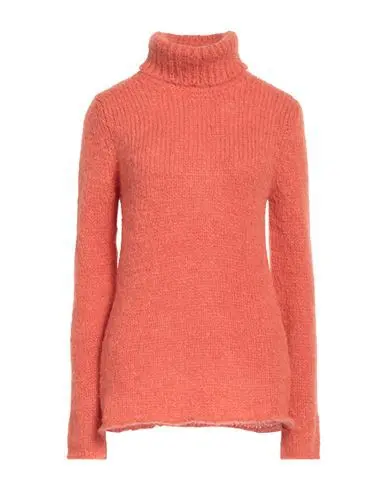 ATTIC AND BARN Turtleneck Knit Top - Salmon Pink