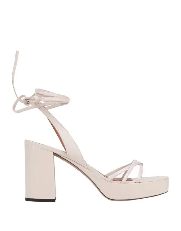 ATP ATELIER Nappa Leather Tie Ankle Sandals