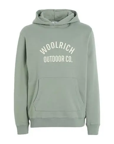 Woolrich Organic Cotton Script Hoodie Sweatshirt