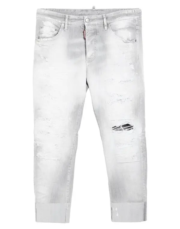 Dsquared2 Straight-leg Jeans With Distressed Details