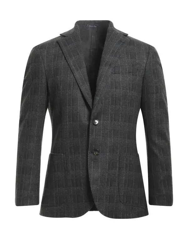 HERMAN & SONS Blazer Size Viscose, Nylon, Elastane - Steel Grey