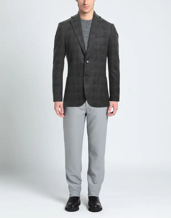 HERMAN & SONS Blazer Size Viscose, Nylon, Elastane - Steel Grey