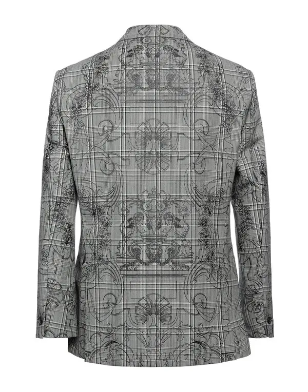 Versace Suit Jacket Size Virgin Wool, Cotton, Cupro