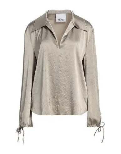 Erika Cavallini Satin Top - Dove Grey