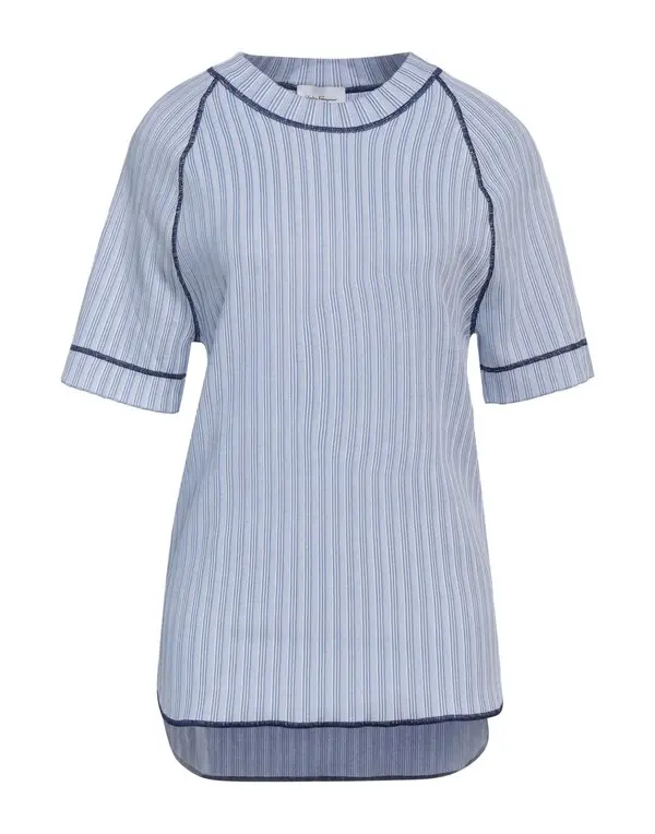 FERRAGAMO Striped Lightweight Knit Sweater
