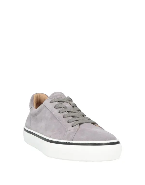TOD'S Leather Low-top Sneakers - Grey