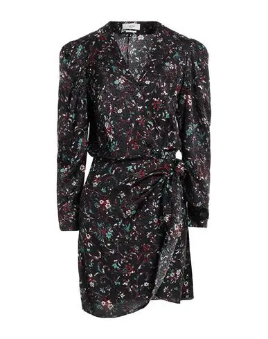 MARANT ETOILE Mini Dress Viscose Rayon Silk - Black