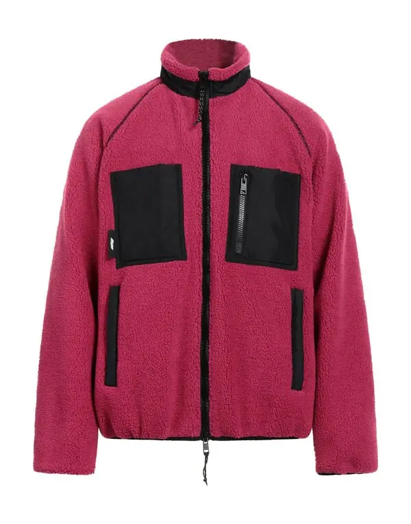 MSGM Jacket In Acrylic And Polyester - Pink